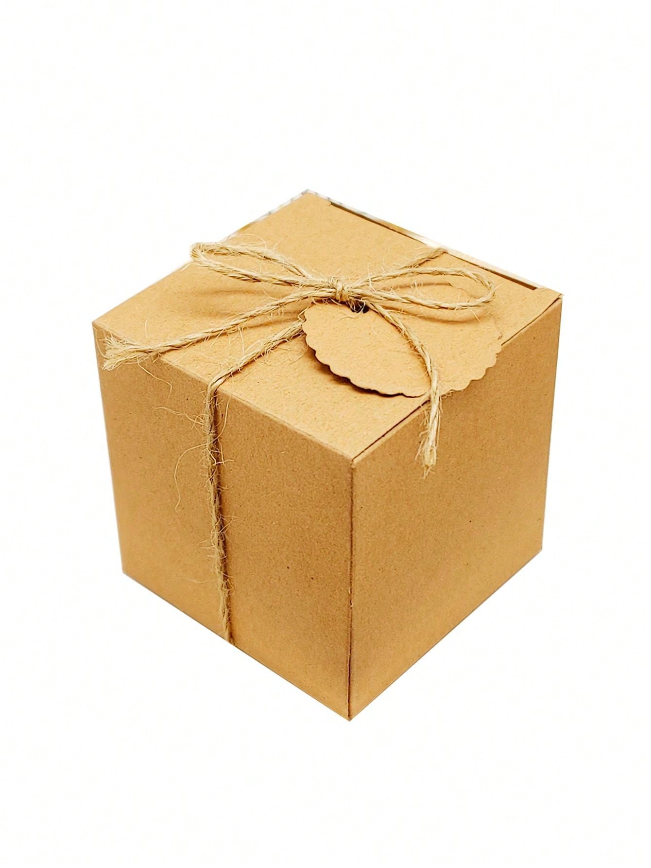 10pcs Paper Gift Box, Minimalist Plain Gift Box For Party | SHEIN USA