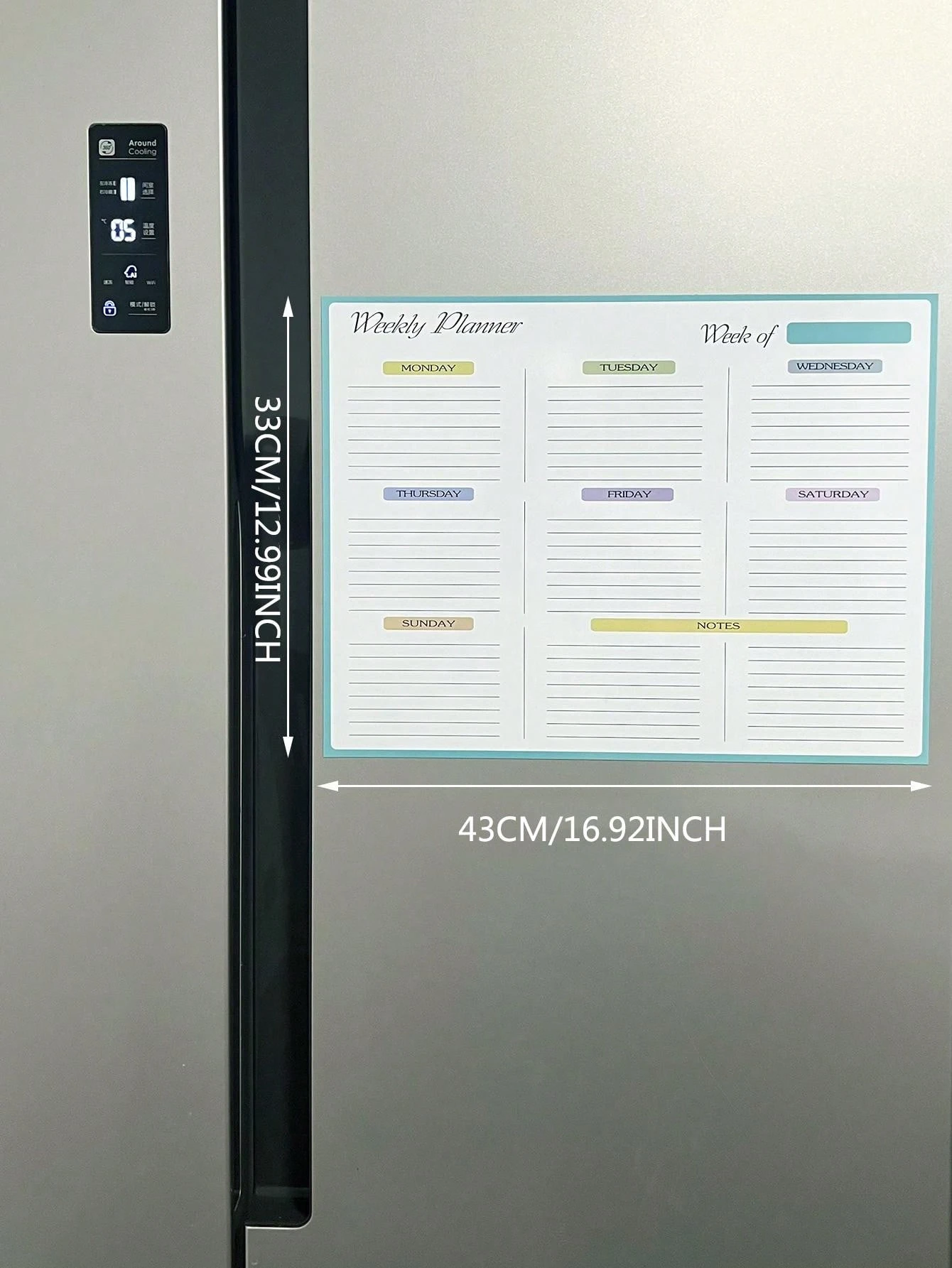 1pc Magnetic Calendar, Planner, Memo, Schedule Board, Magnetic Writable ...