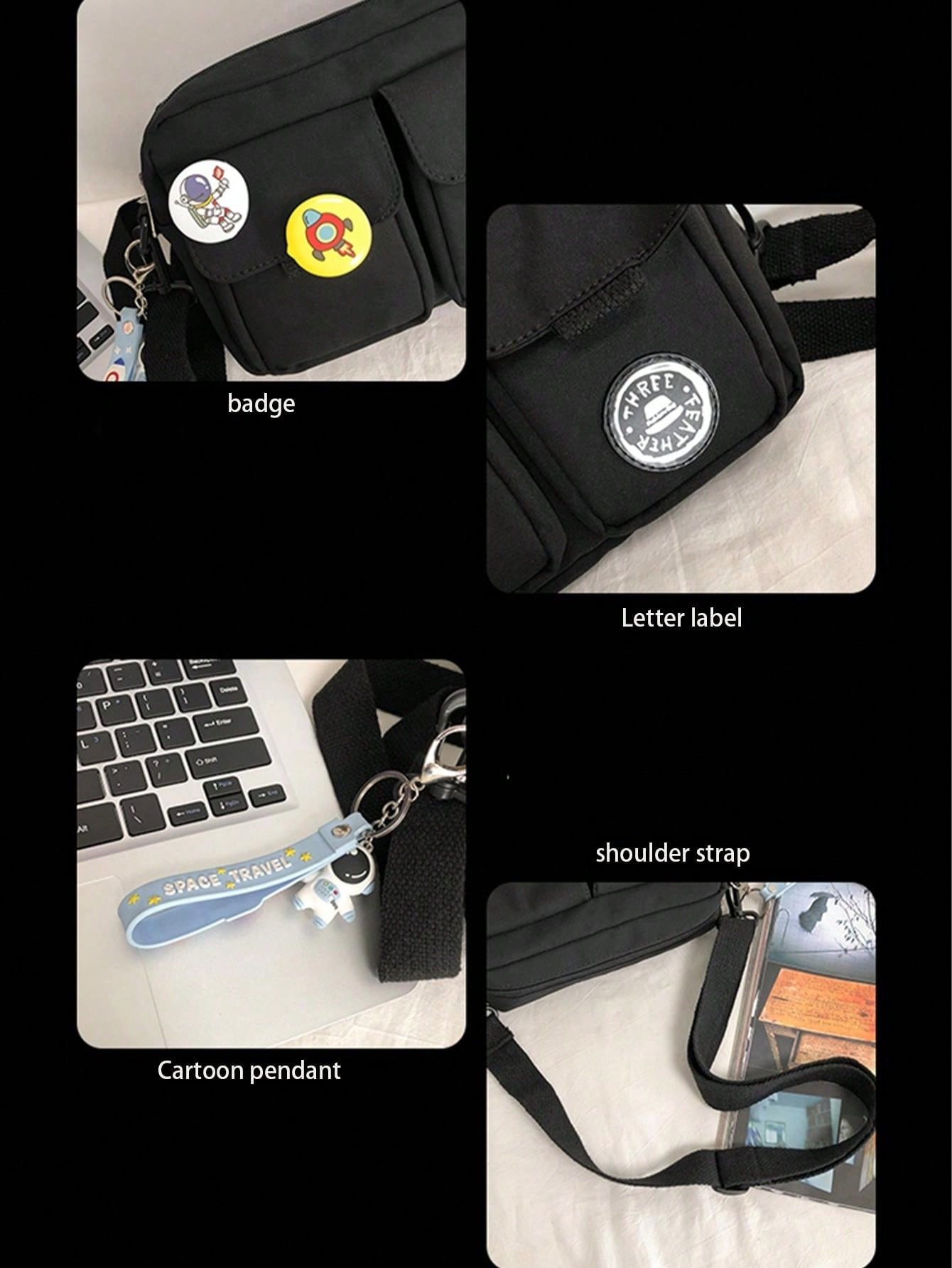 High School Students University Freshman multifunctional sling bag ...