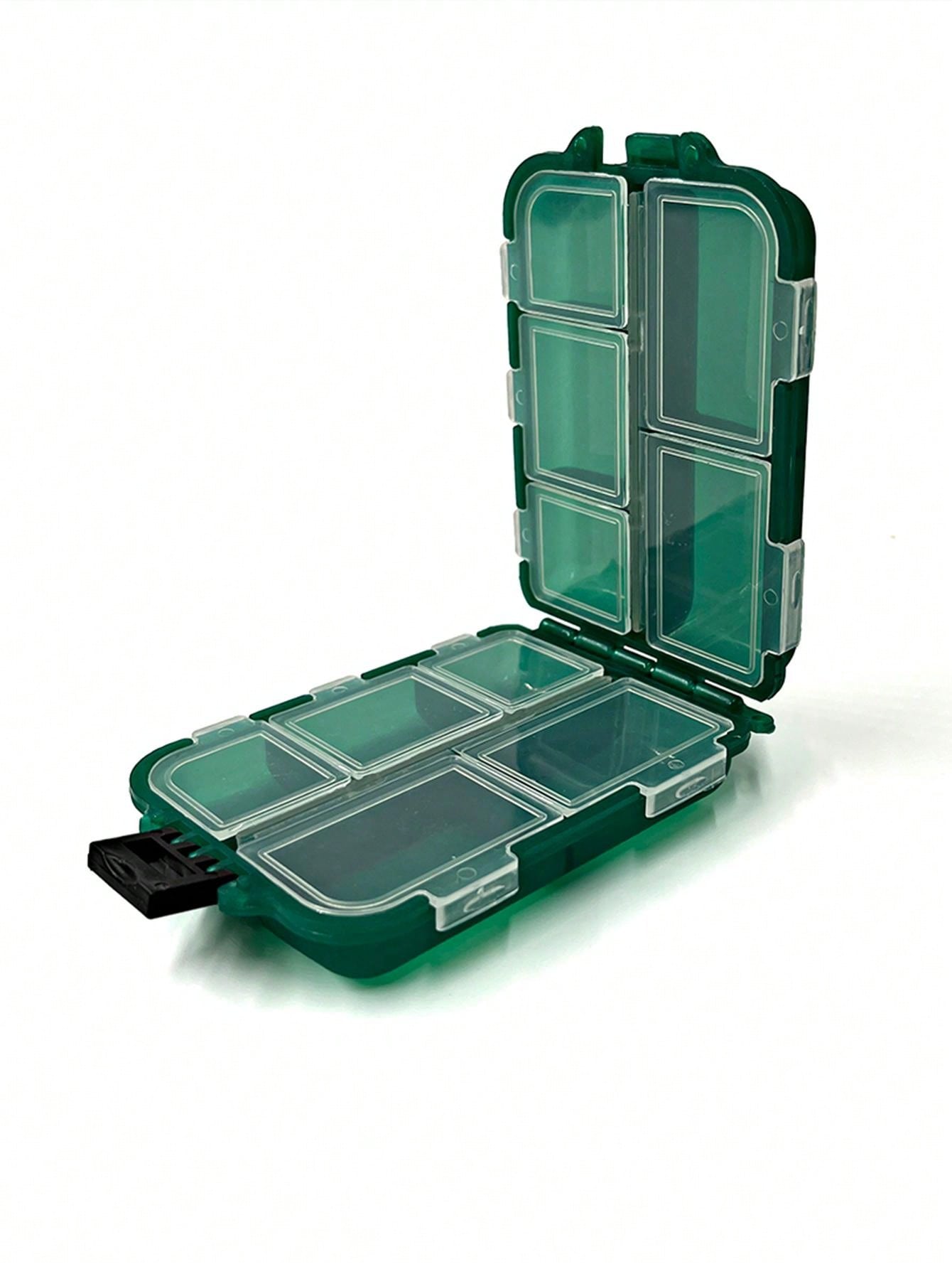 10-compartment Double Sided Fishing Tackle Box Parts Storage Organizer ...