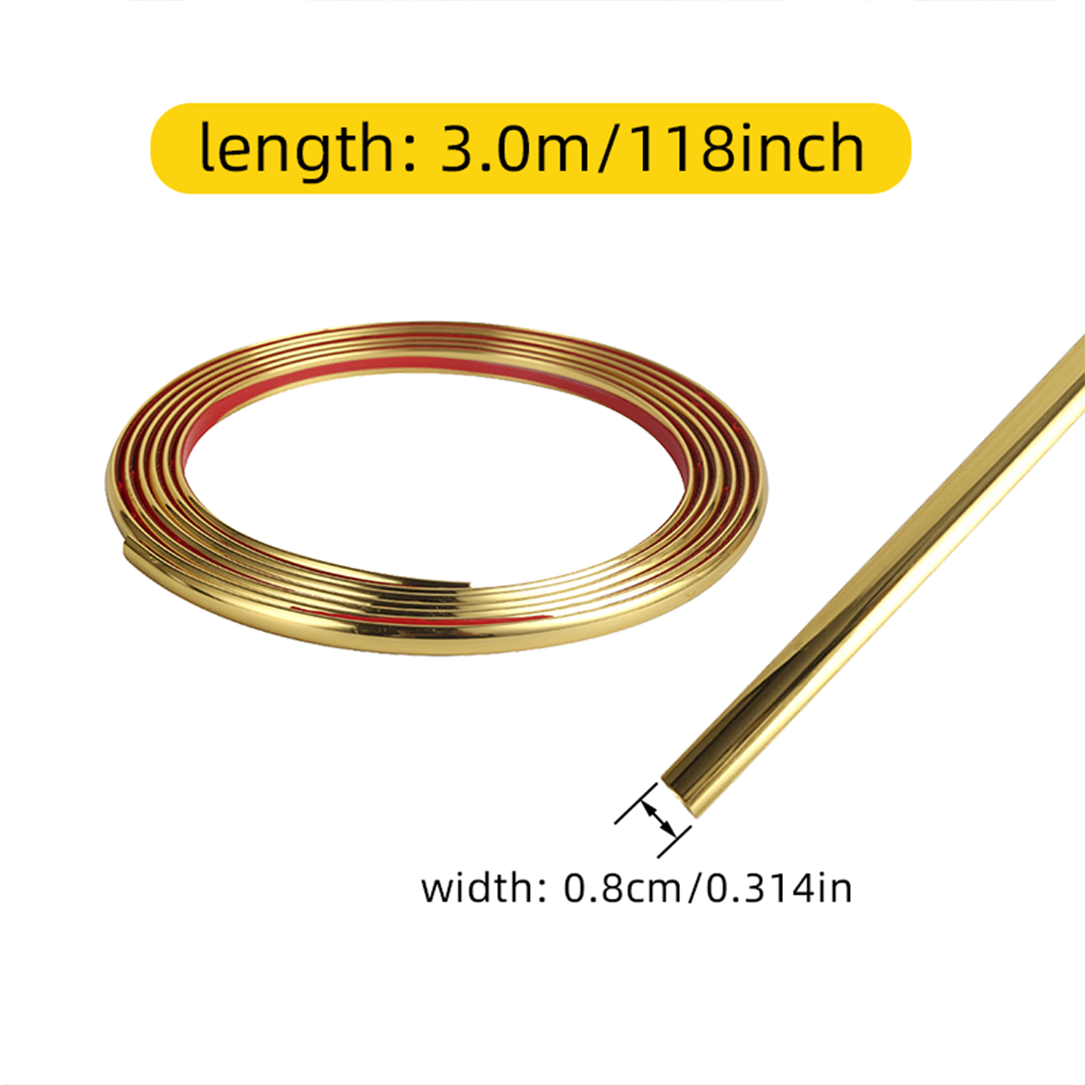 1 Roll 3m Wall Decoration Molding Trim Strip, European Style Self ...