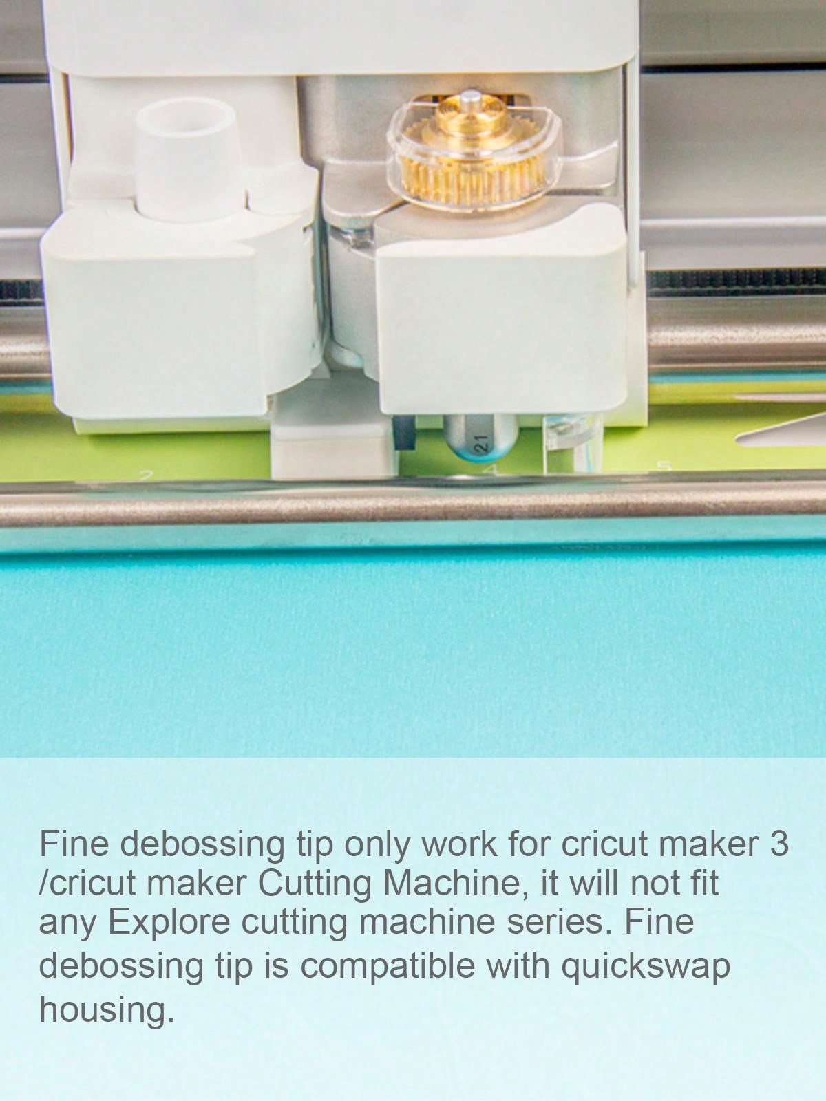 Fine Debossing Tip + Quick Swap Housing Compatible With Cricut-Maker 3 ...