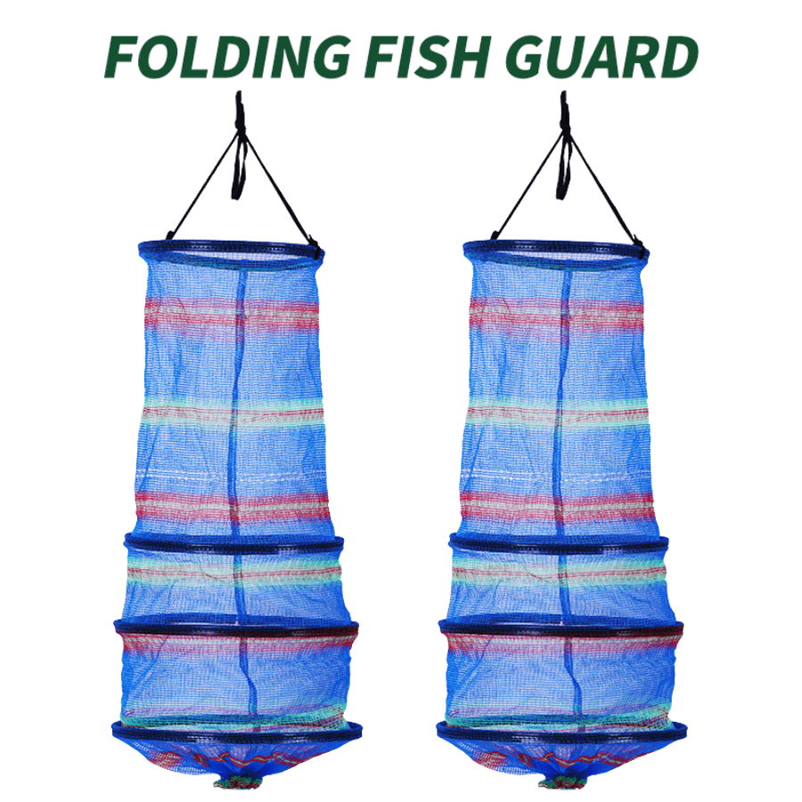 1pc Blue Foldable Nylon Fishing Net, Catch And Release Fish Net | SHEIN USA