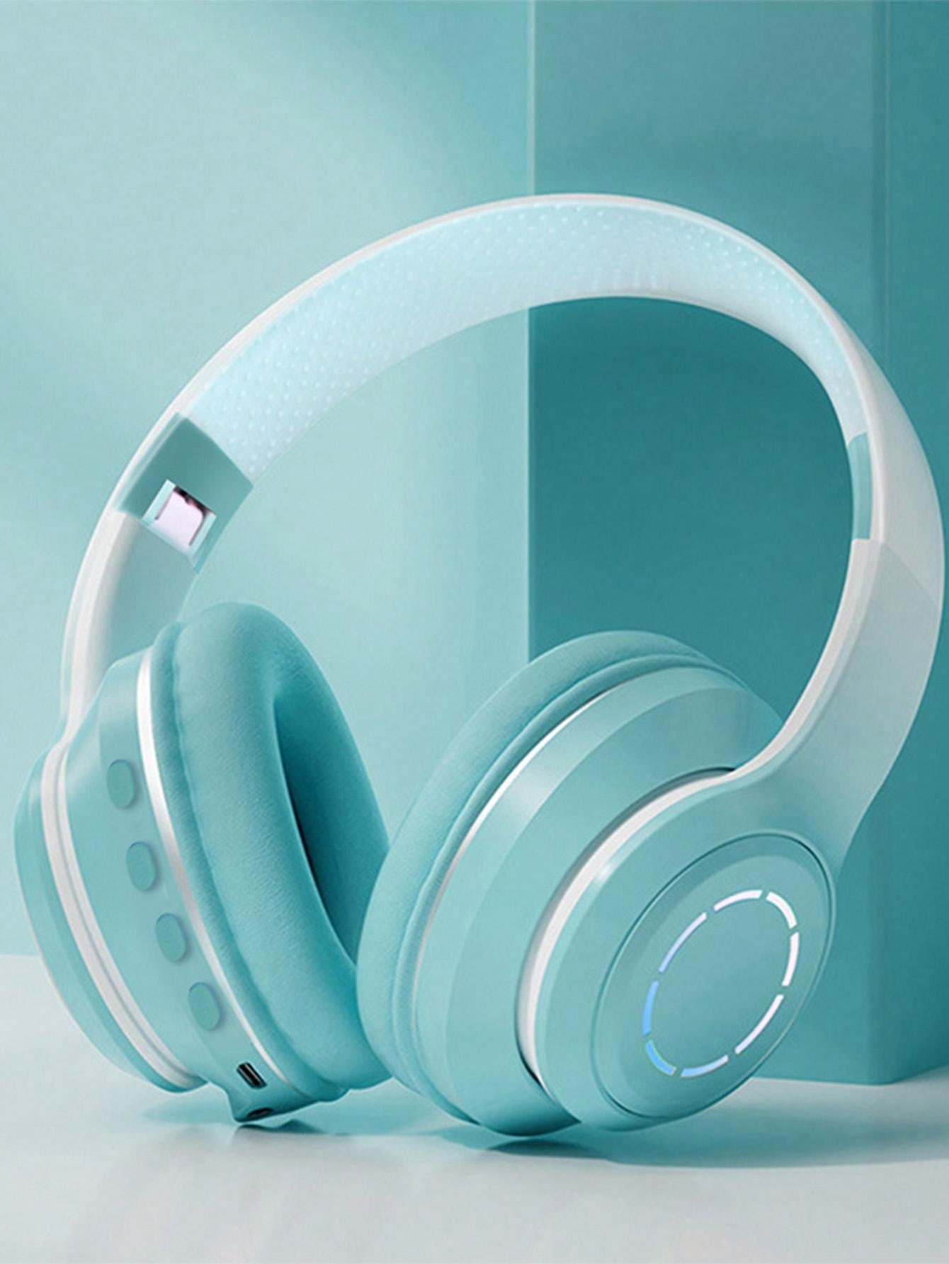 Over-ear Wireless Gaming Headset, Illuminating Color Gradient Wireless ...