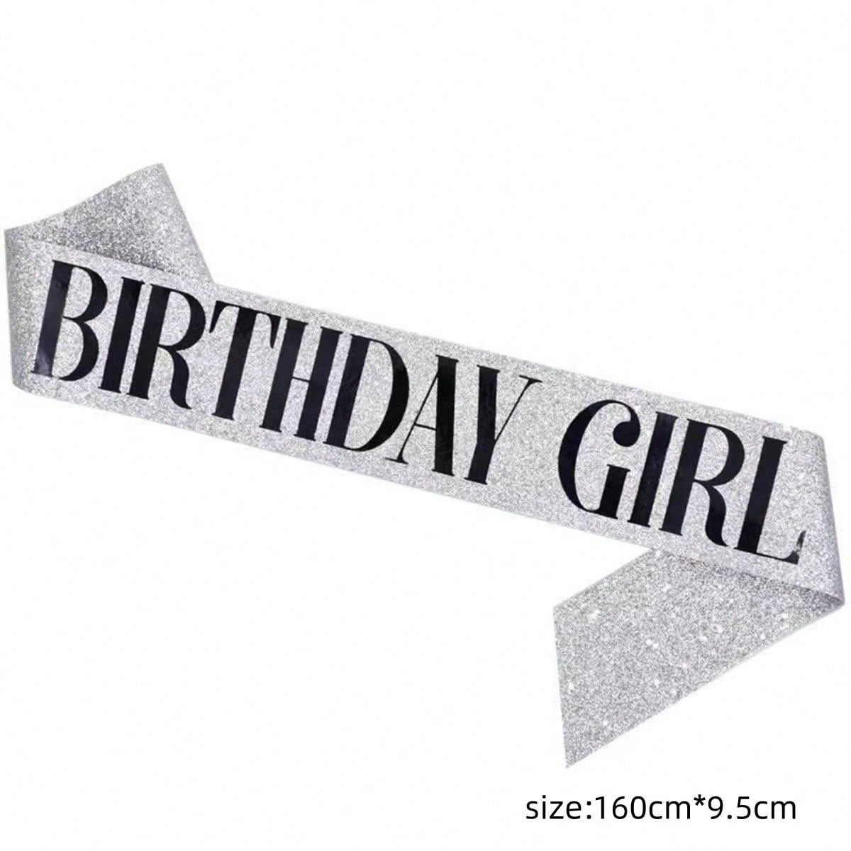 Birthday Etiquette Shoulder Strap Birthday Girl Queen Birthday Girl ...