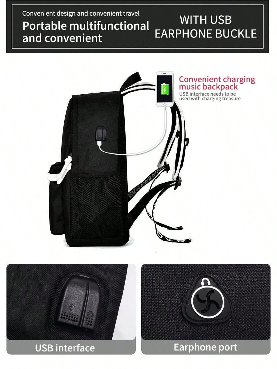 Simple & Lightweight Fluorescent Night Light Pattern Fabric Waterproof ...