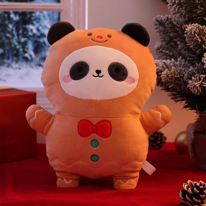 Miniso Christmas Minifamily Series-10-Inch Gingerbread Man Panda Doll ...