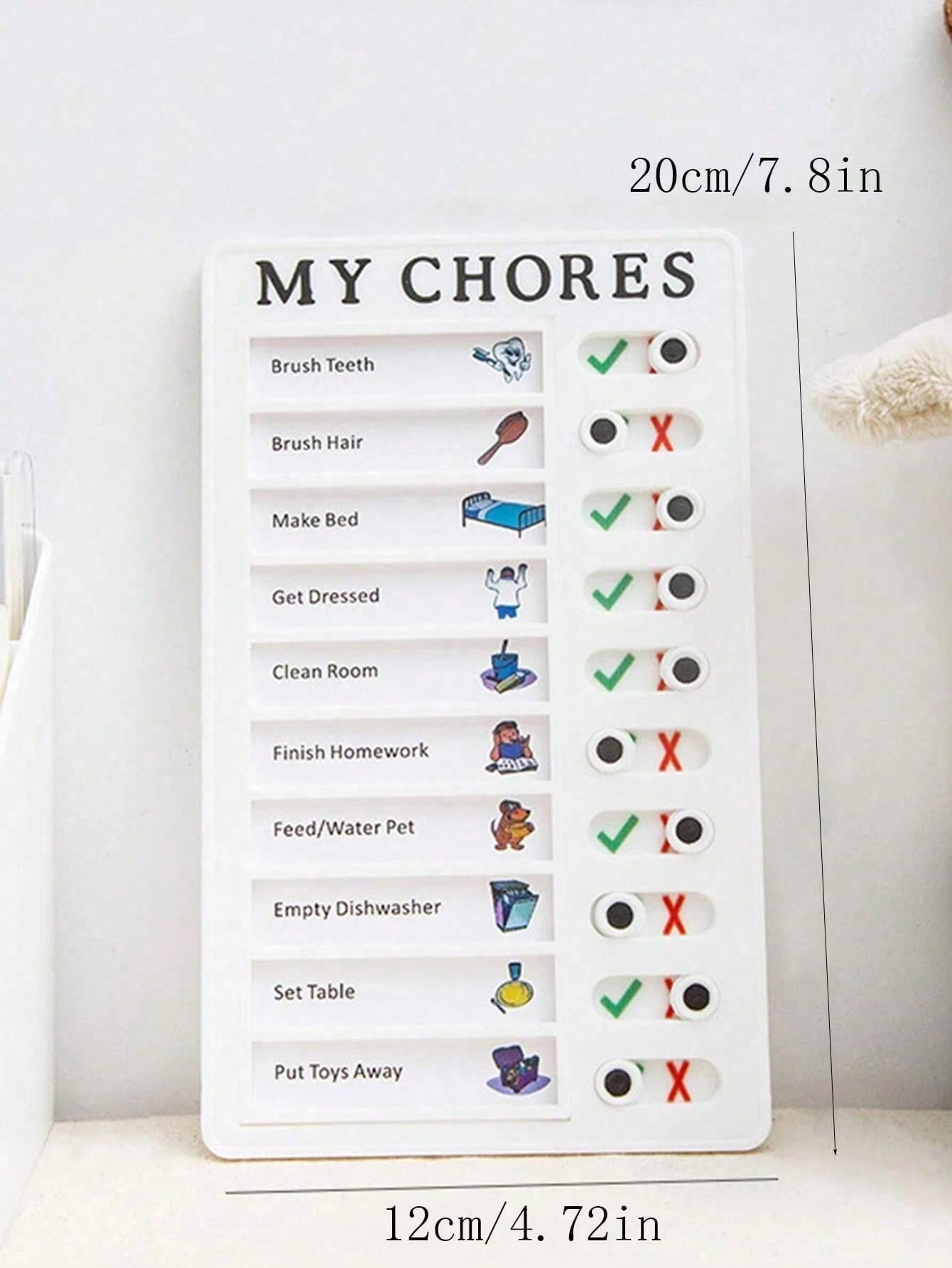 Portable Chore Chart Memo Board, Chore Chart for Adults Planning Boards, Portable To Do List RV ...