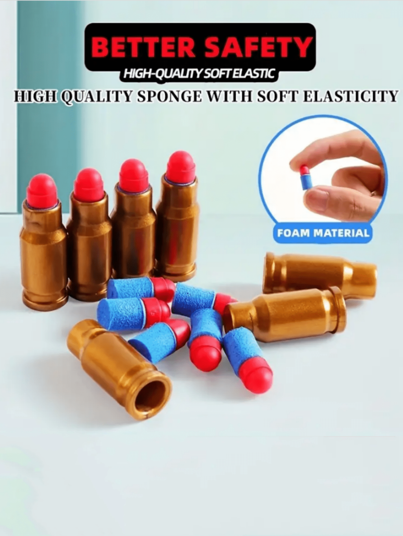 Balas Blandas De Juguete, Recarga De 100 Balas De Seguridad Eva Para ...