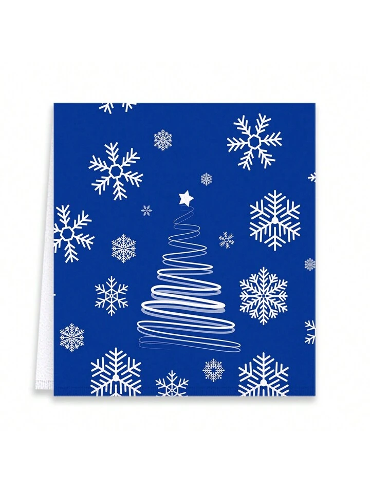 Printable Blue Snowflakes