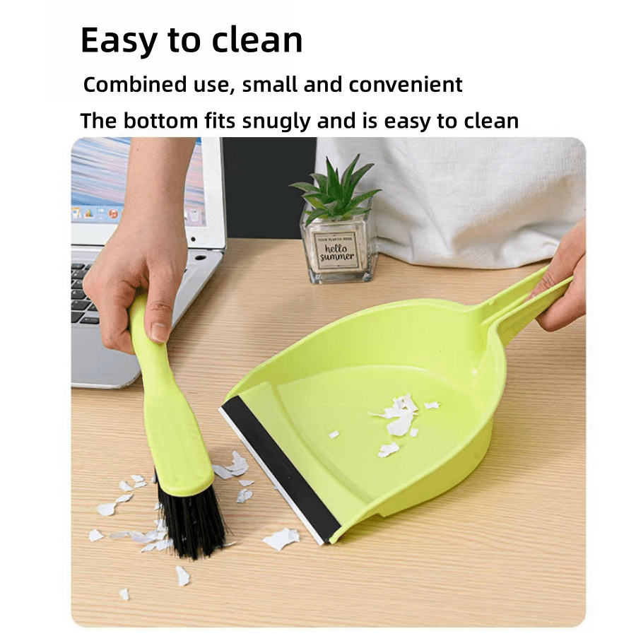 Small Dustpan And Brush Set Desktop Brush Computer Keyboard Cleaning ...