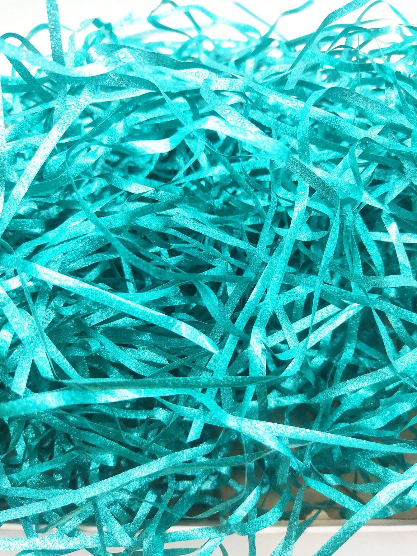 Diy Sparkling Gold Spring Onion Strips Green Gift Box Filler Decorative ...