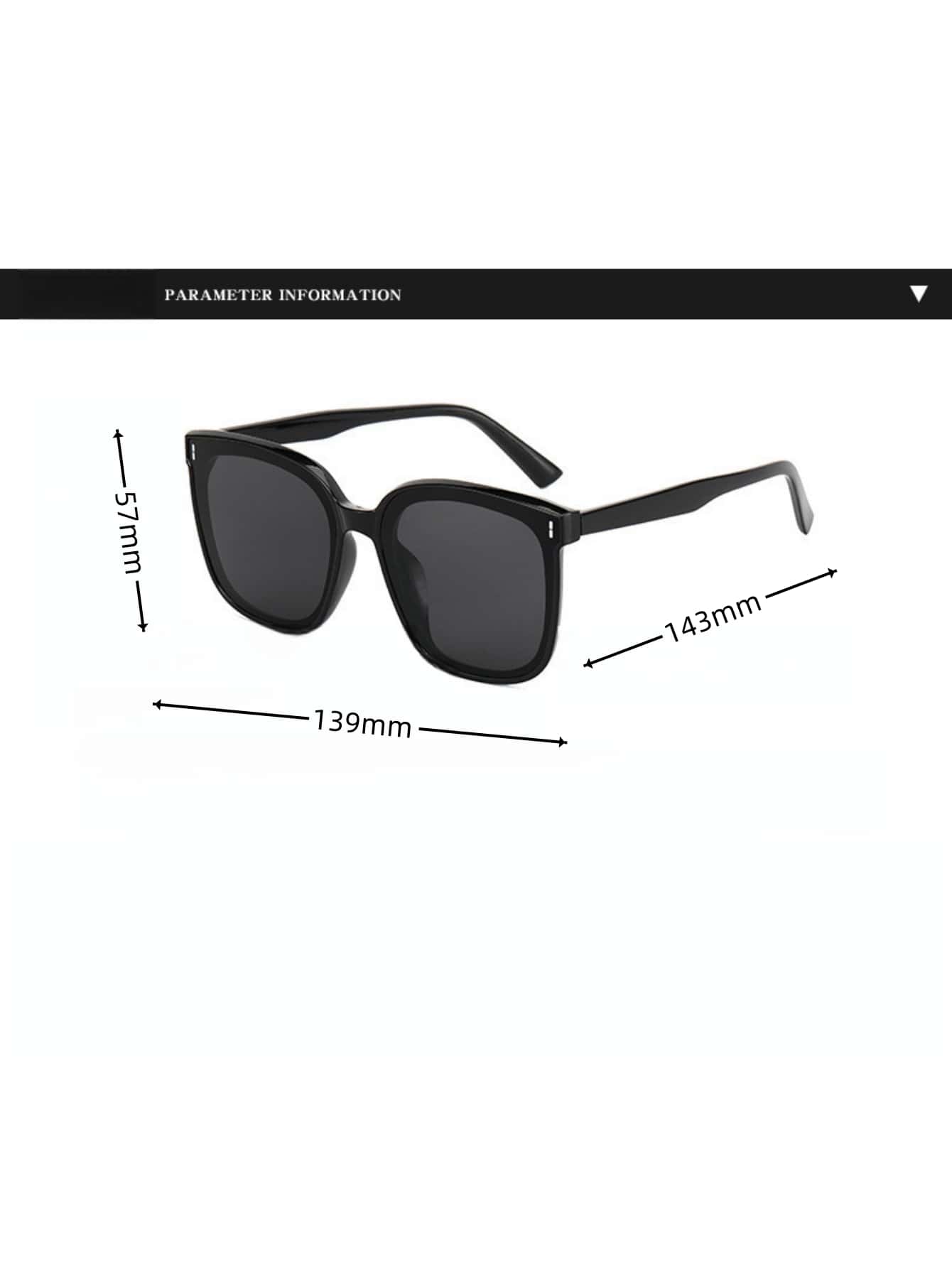 New Fashion Sunproof Sunglasses For Men And Women Uv Protection Street Style Large Square