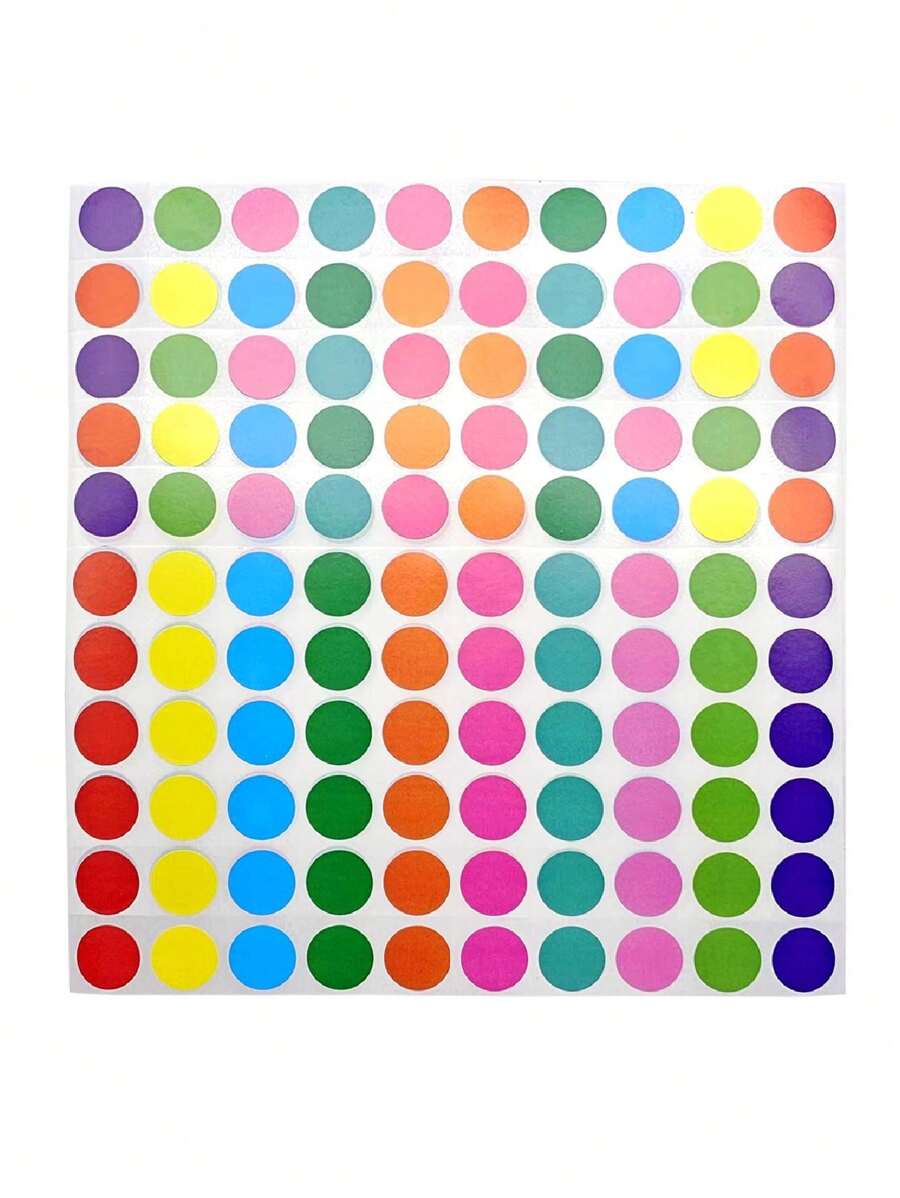 3000pcs Color Coding Dot Stickers, 10 Bright 3/4 Inch Color-Coding Seal ...