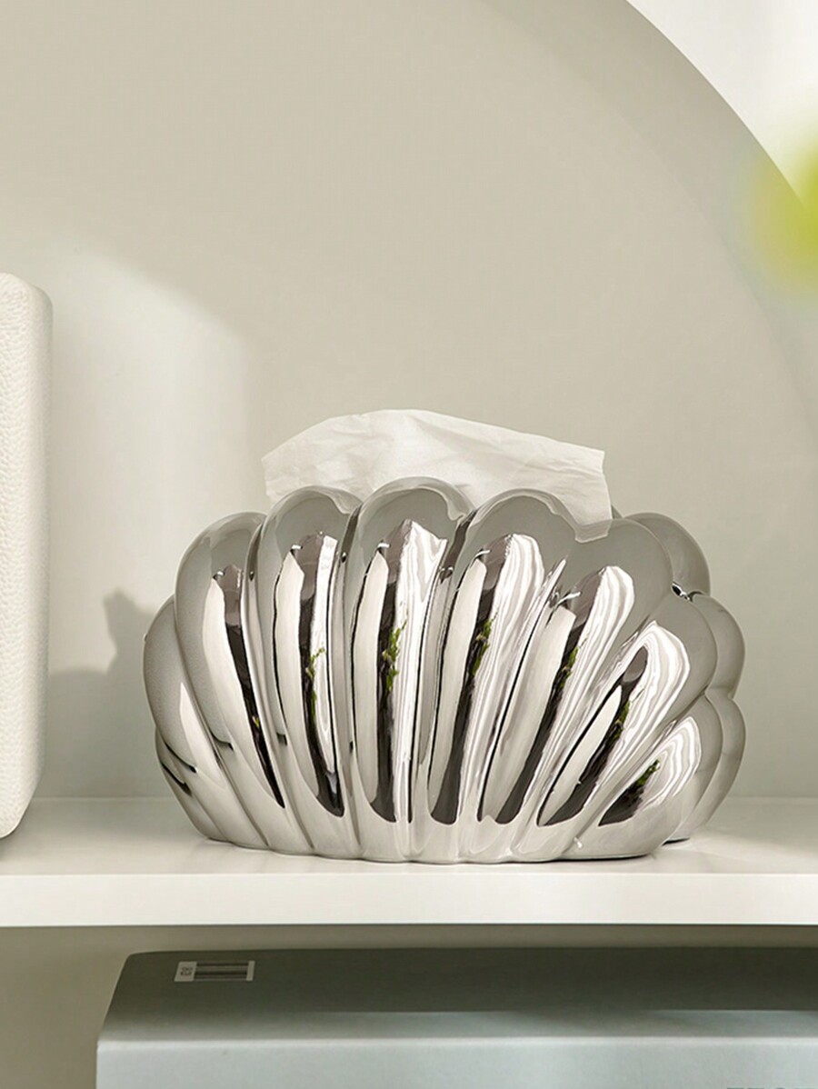 Silver Tissue Box | SHEIN UK