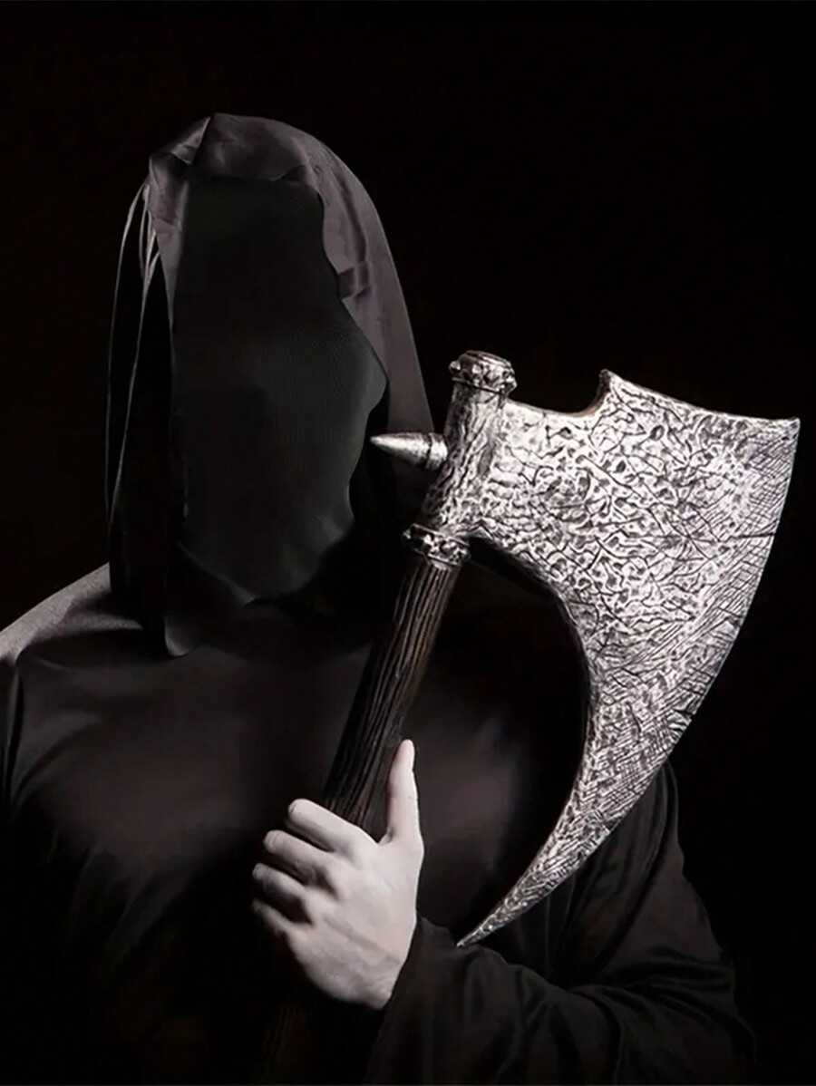 2PCS Full Face Mask Black,Cosplay Spandex Hood For Unisex Cloth | SHEIN USA