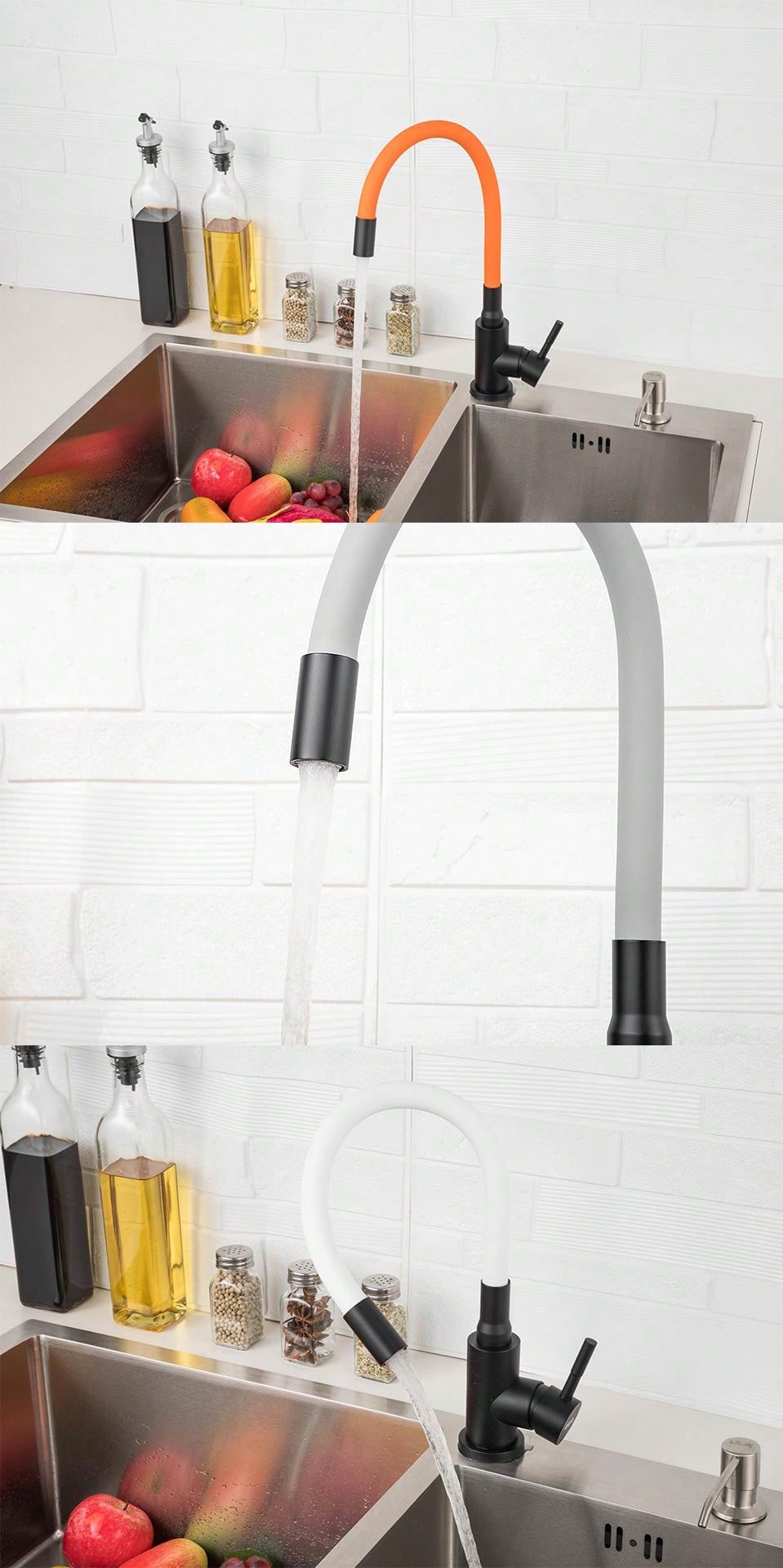 1 Set Of White Flexible 360 Degree Rotatory Lifting Crane Cold & Hot ...