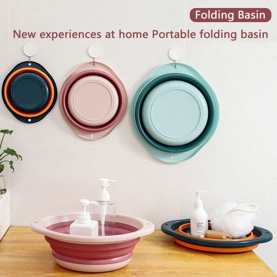 Portable Folding Basin, Stretchable Wash Vegetable Basin, Large Foot ...