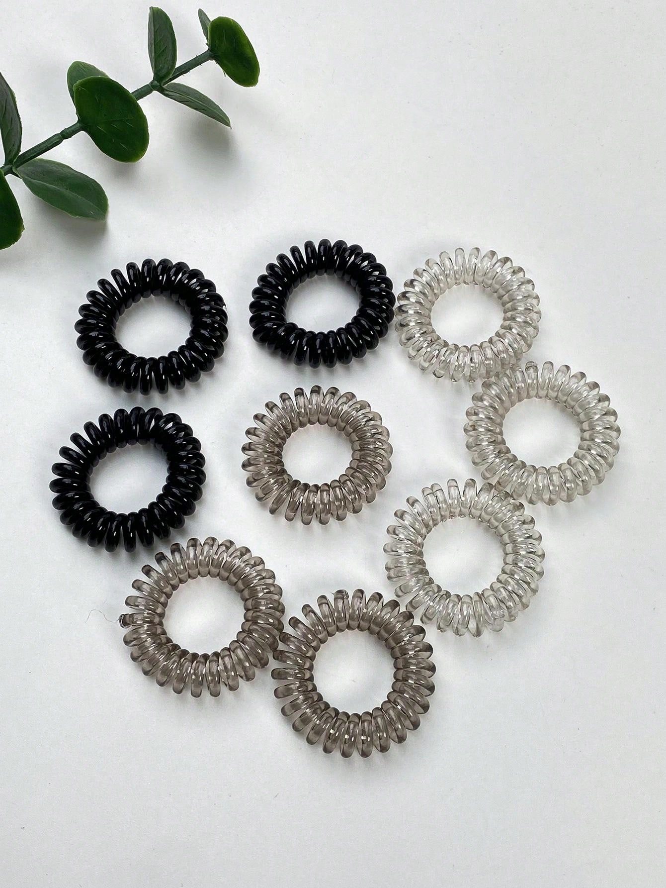 Install a telephone cable with a hair loop, tie the hair firmly without ...