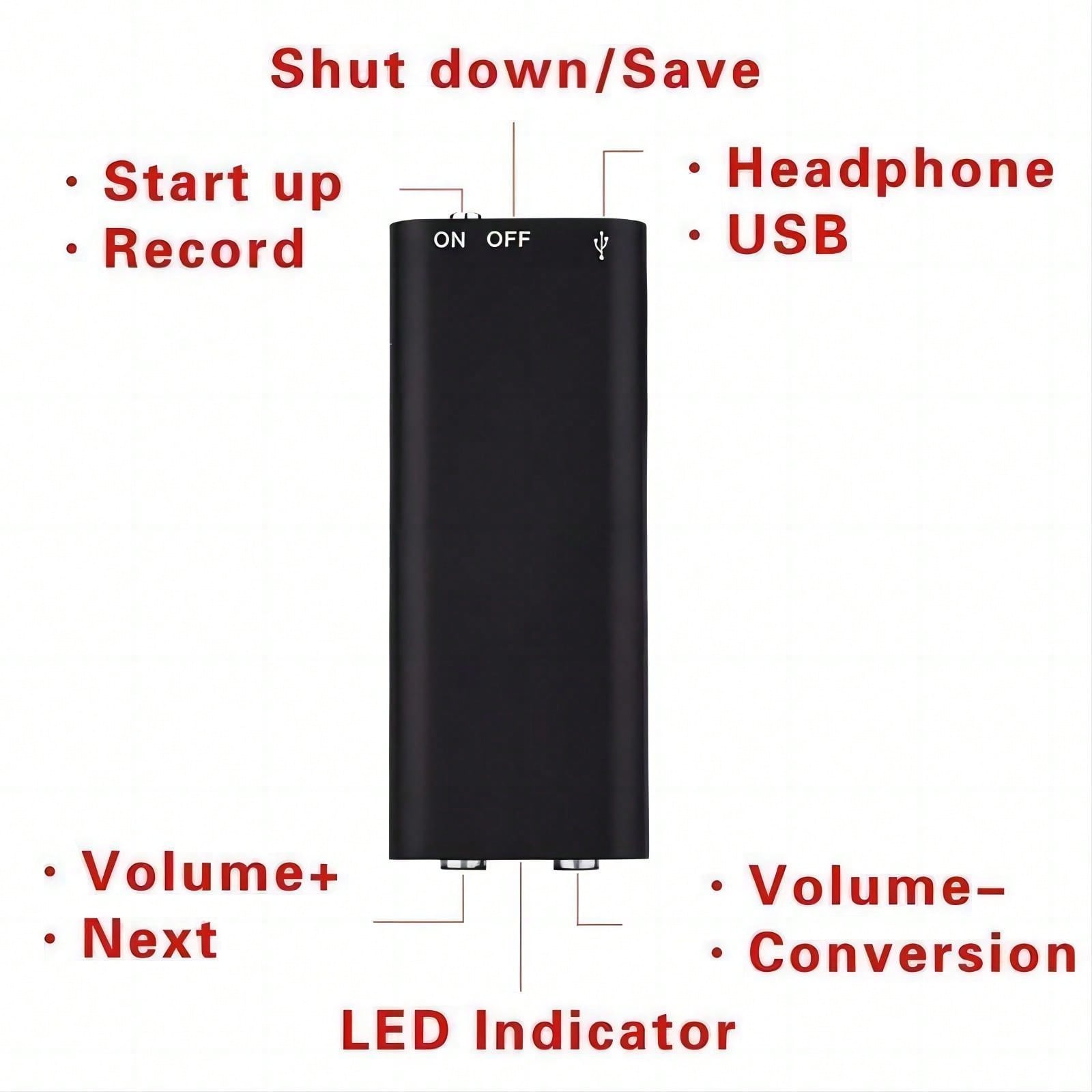 Digital 32GB USB Voice Recorder Small Audio Flash Drive Devices | SHEIN USA