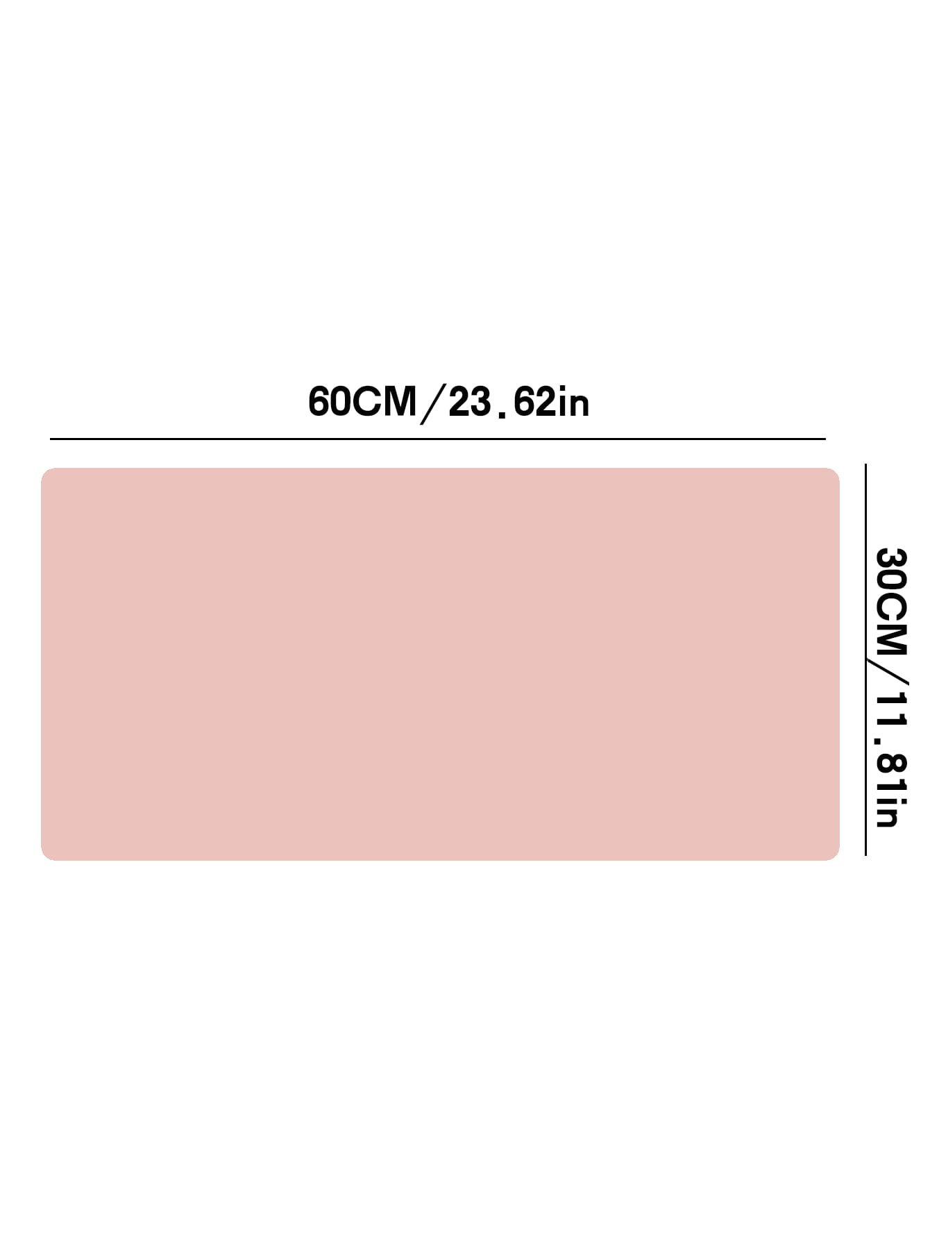 1 piece of 60cm*30cm silicone table mat, student eye protection desk ...