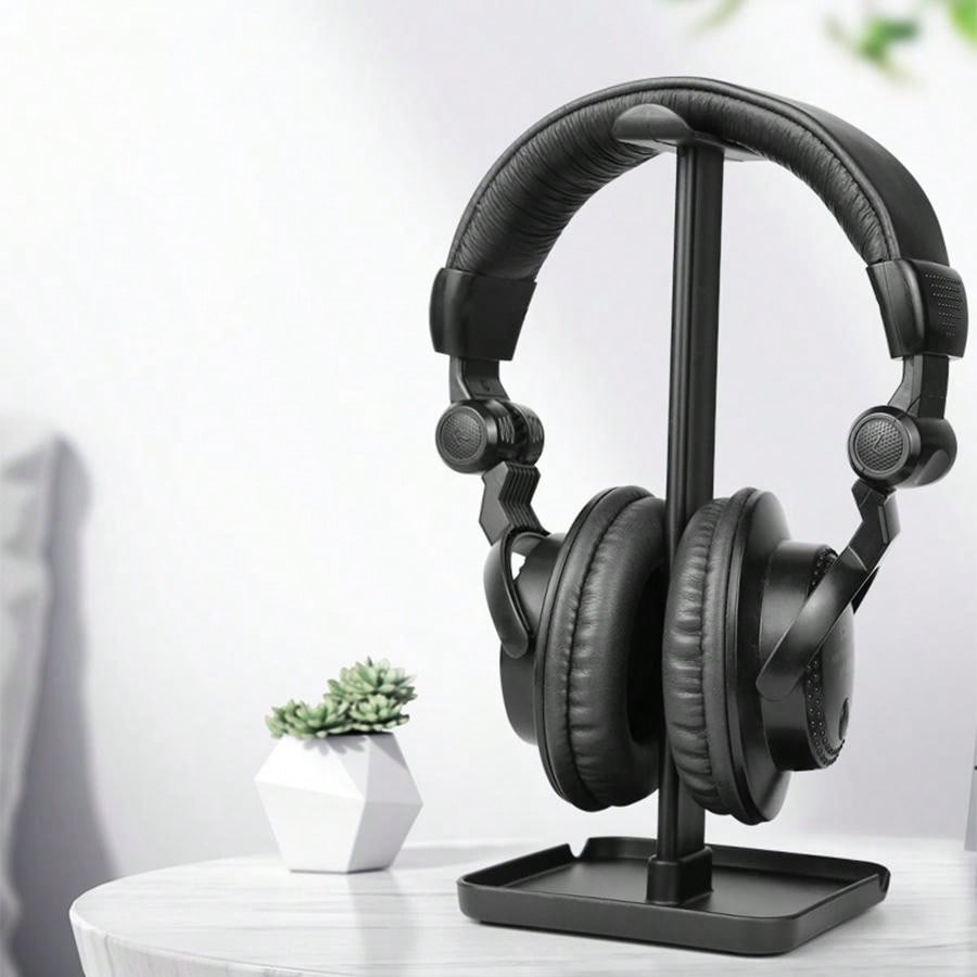1pc Headphone Holder With Phone & Tablet Stand, Detachable Desk Mount ...