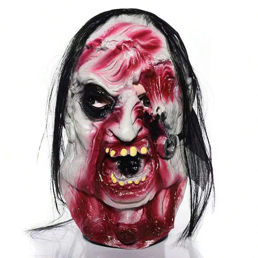 Halloween Ghost Festival Masquerade Mask Horror Ghost Face Zombie Mask ...