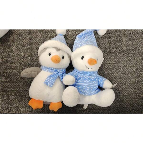 Miniso Christmas Series 14-Inch Standing Doll (Snowman Or Penguin ...