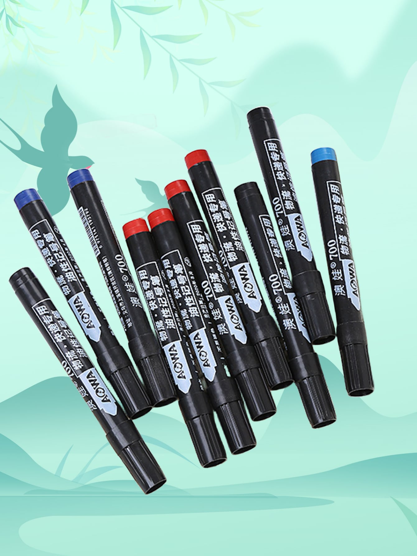 700 Thickened Oil-based Marker Pen, Office Stationery Pen, Logistics ...