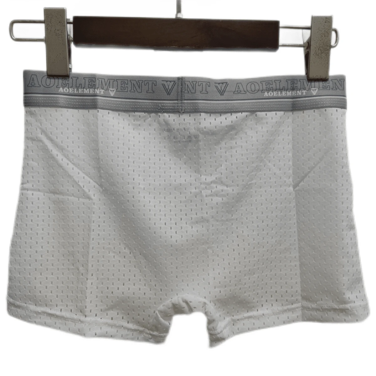 1pc Men's Modal Boxer Brief Mesh Design High Waist Breathable | SHEIN USA