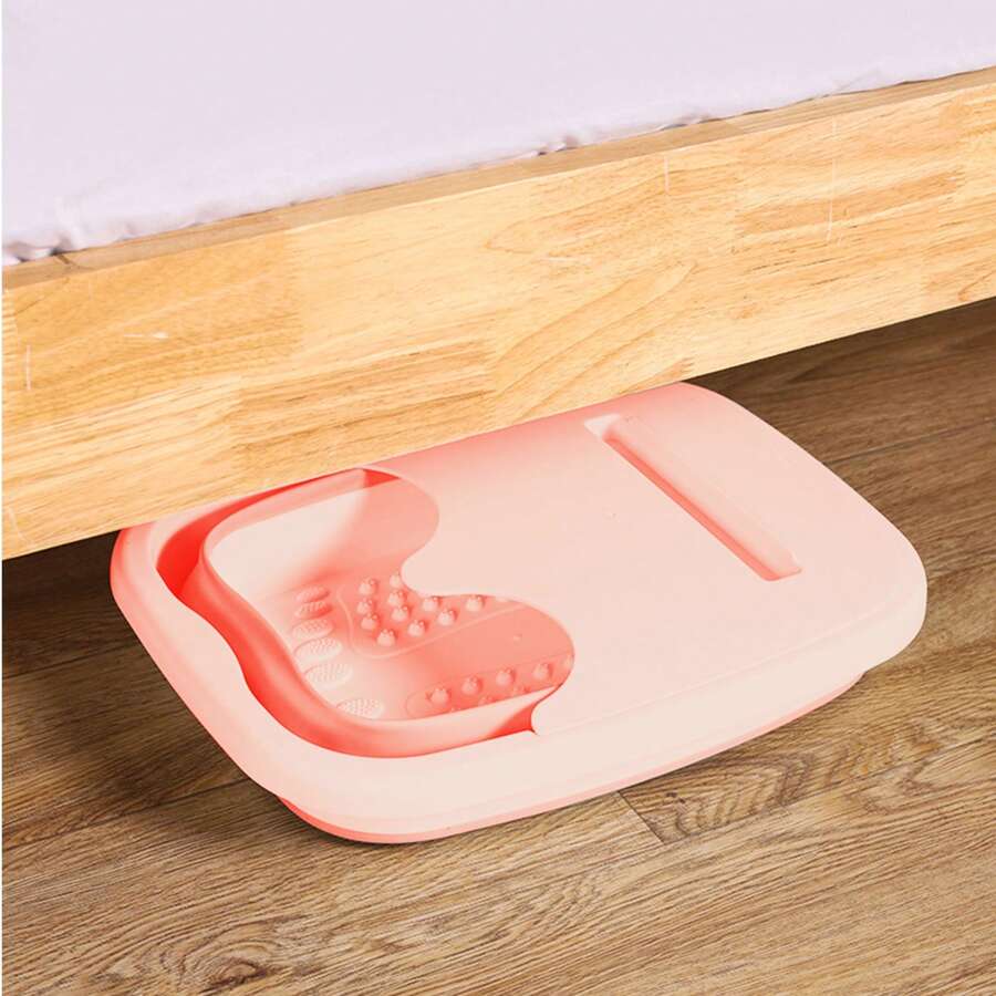 9 pcs/set Foldable Foot Bath for Foot Soaks, Comes with Pedicure Set ...