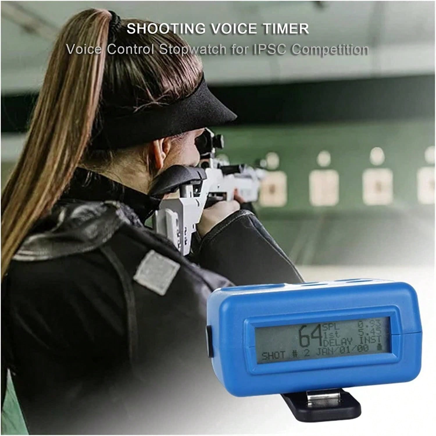 Electronic Shooting Timer With Sensor, Buzzer Hunter Training Shooting ...