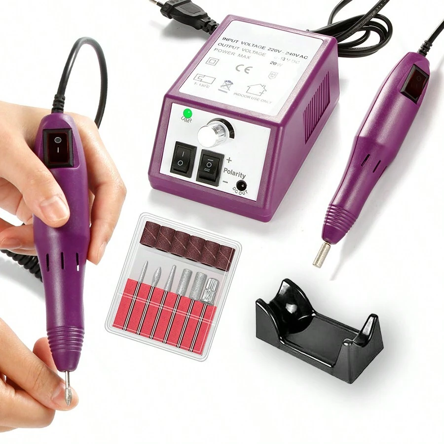 Manicure Machine 20000RPM Professional Nail Drill Electric Nail File ...
