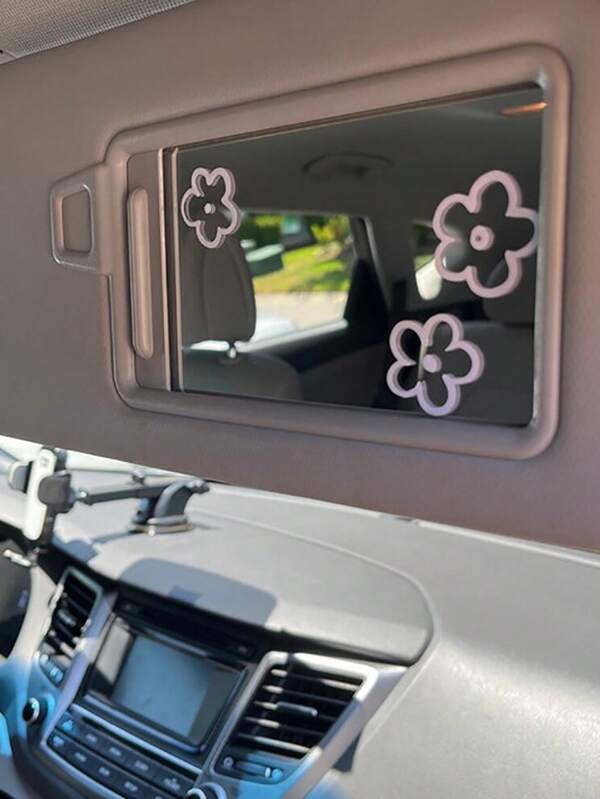 1pc Floral Pattern PVC Car Sticker | SHEIN USA