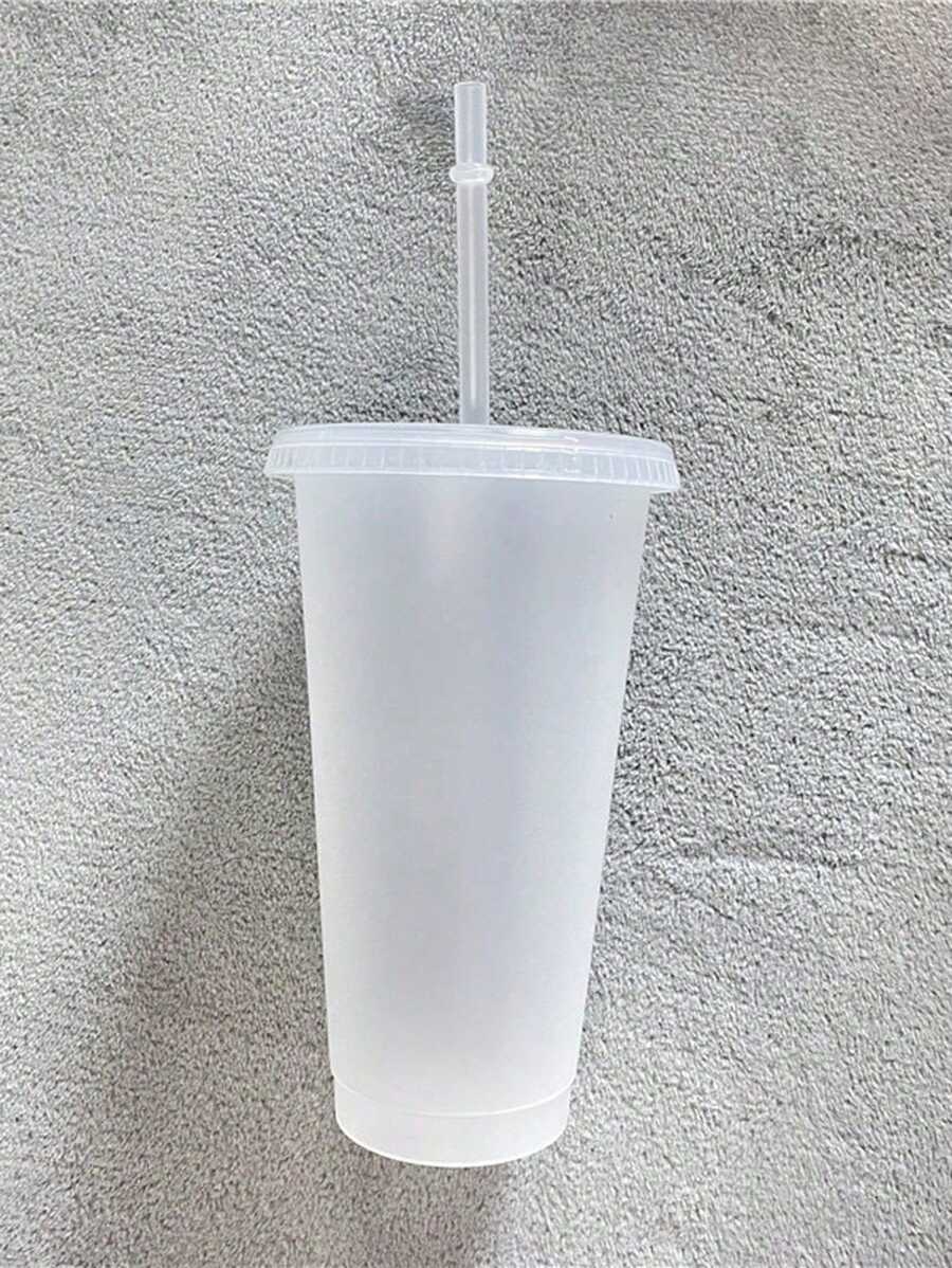 Clear Plastic Straw Cup | SHEIN USA
