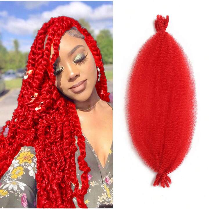 Red Twist Braids