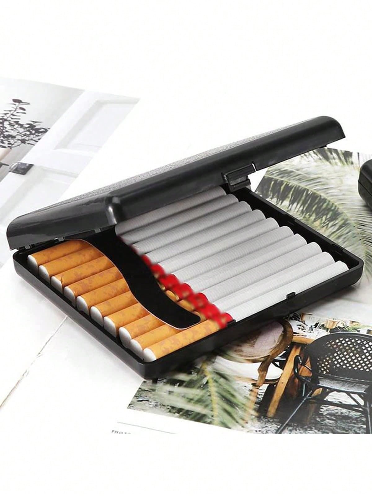 Abs Ultra-thin Cigarette Case, 20pcs Capacity, Plastic Snap Closure ...