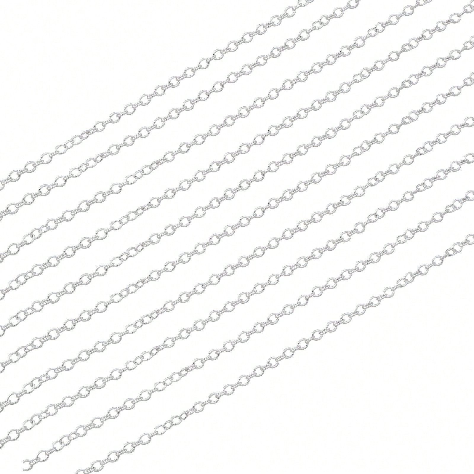 2pcs 2mm cross Thin chain | SHEIN USA