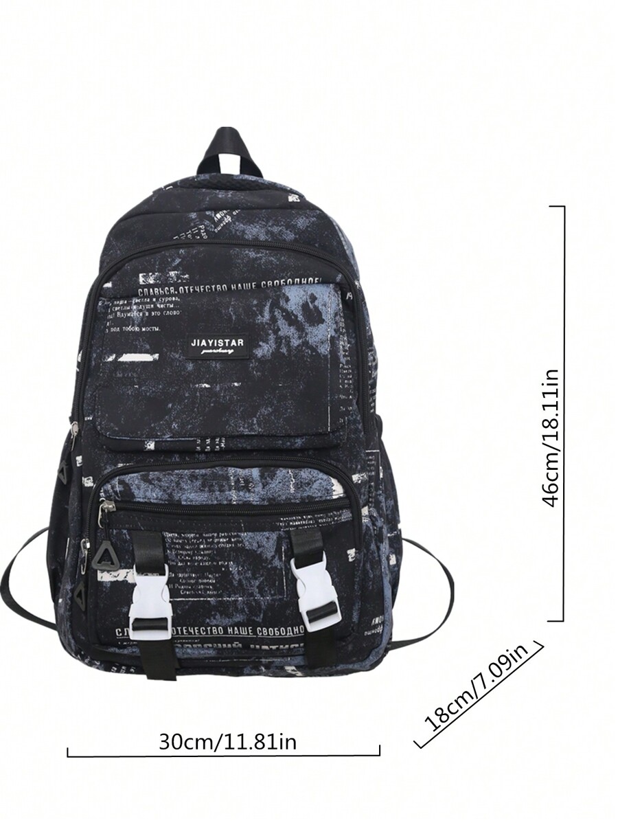 Boys' Middle School Student Campus Bag School Bag Casual Backpack Nylon ...