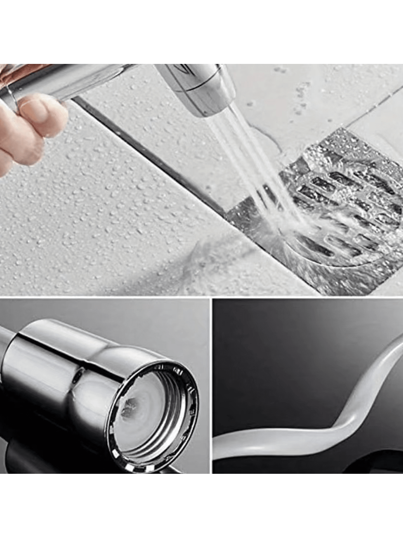 1 Set Handheld Toilet Shattaf Bidet Sprayer, Stainless Steel Handheld ...