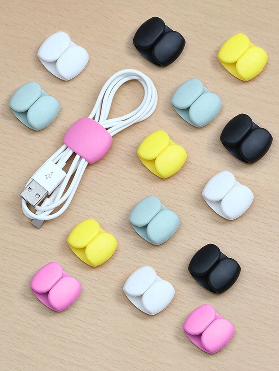 15pcs Random Color Wire Cord Cable Organizer Wrap Winder, Simple ...