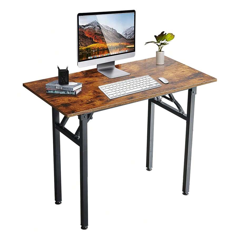 Small Desk 31.5" No Assembly Desk, Computer Desk for Home Office, Study ...