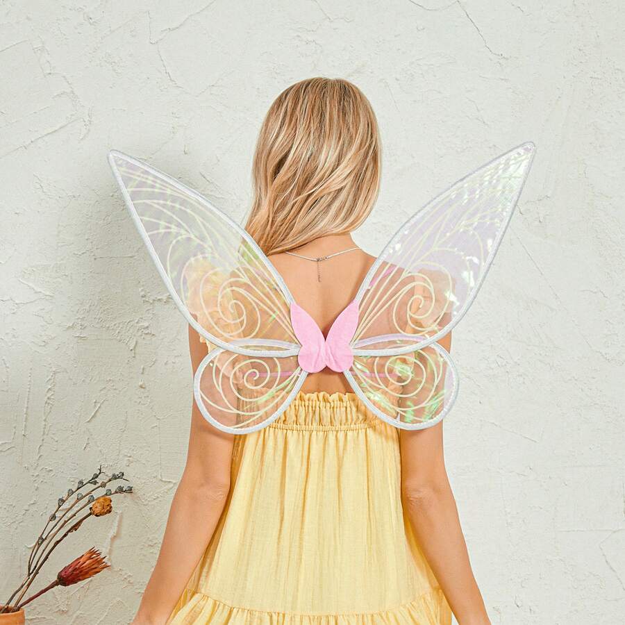 Glowing Butterfly Wings For Kids Girls, Angel Wing Fairy Wings Costume ...