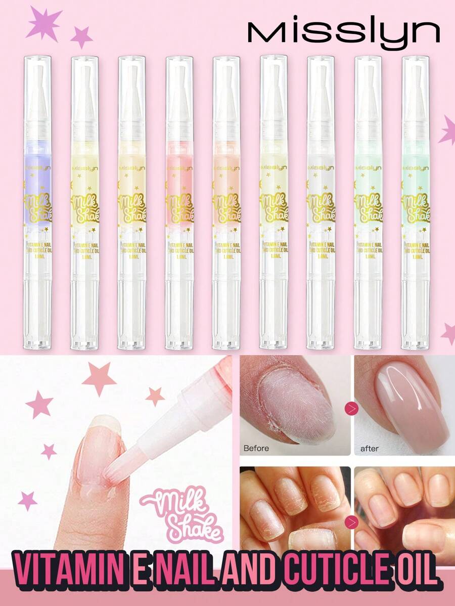 Óleo para unhas e cutículas com Vitamina E, Fortalecedor de Unhas ...