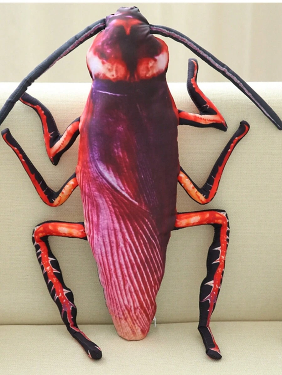 1pc Realistic Cockroach Stuffed Animal Pillow For Boys, Creative Funny ...