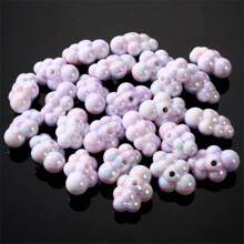 10pcs 18x25mm Sky Aurora Cloud Beads With Uv Coating & Colorful Film For Diy Decoration | SHEIN USA