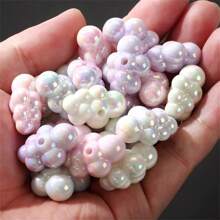 10pcs 18x25mm Sky Aurora Cloud Beads With Uv Coating & Colorful Film For Diy Decoration | SHEIN USA