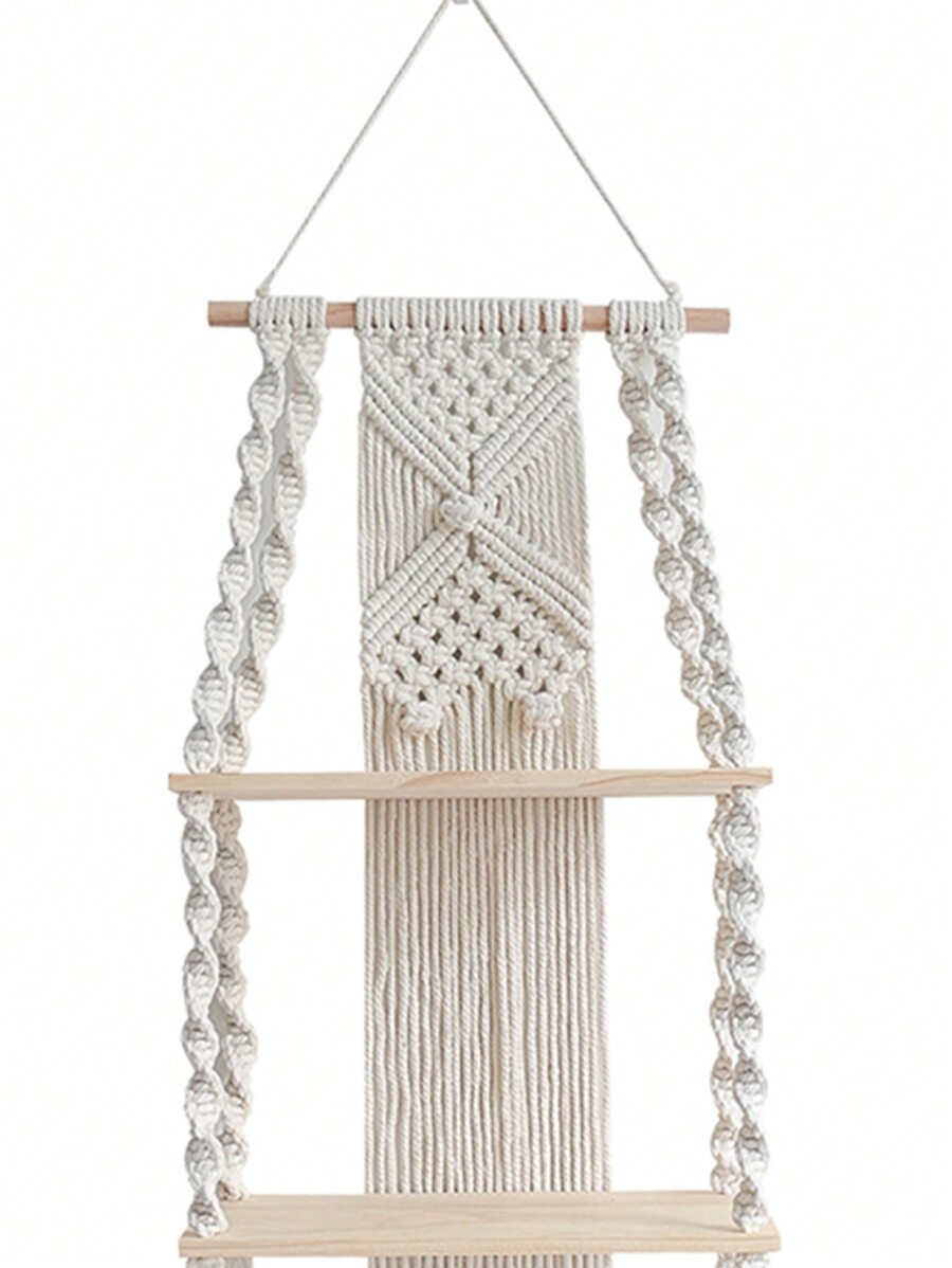 1PC Frame Hanging Plant Shelf, 2-layer Practical Frame Wall Mounted ...