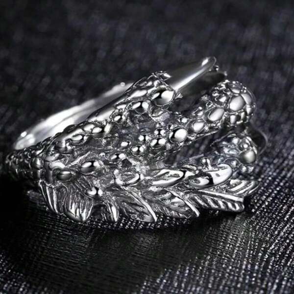 Fashionable Retro Punk Gothic Claw Shaped Ring For Men, Suitable For ...