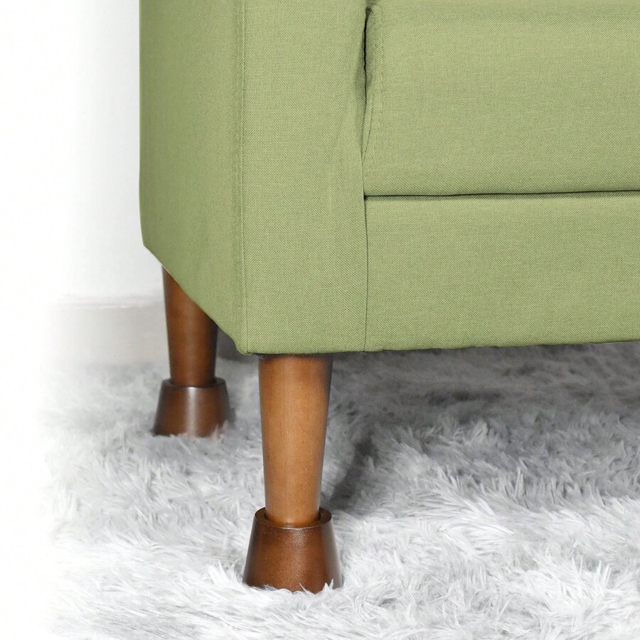 Wooden Furniture Risers 3 Inch Tapered Bed Risers Set of 6, Heavy Duty ...